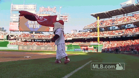 Washington Nationals Mascot GIF by MLB - Find & Share on GIPHY