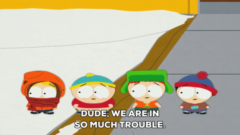 Scared Eric Cartman GIF by South Park - Find & Share on GIPHY