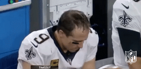 Sad New Orleans Saints GIF by NFL - Find & Share on GIPHY