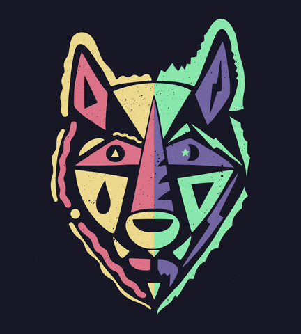 Wolves-illustration GIFs - Get the best GIF on GIPHY