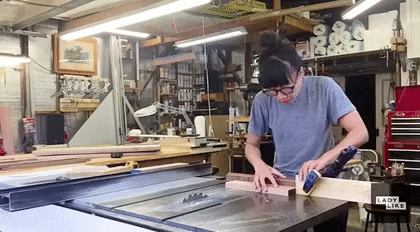 Ladylike Builds Furniture GIF by BuzzFeed - Find & Share on GIPHY