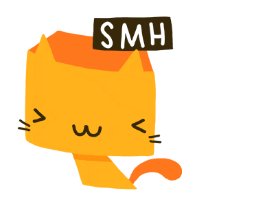 Shame Smh Sticker by Cindy Suen for iOS & Android | GIPHY