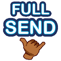 Full Send Sticker by aqua park group for iOS & Android | GIPHY