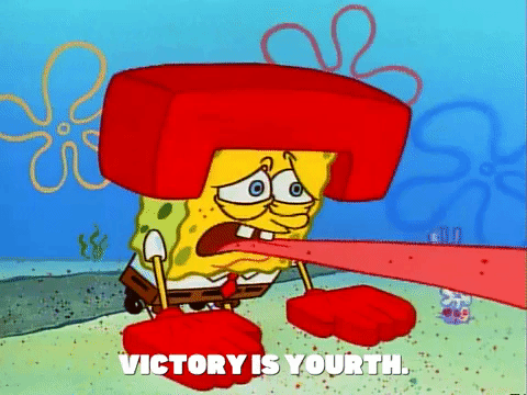 Victory Spongebob Gif
