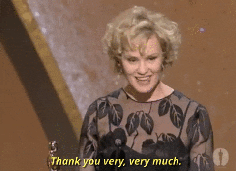 Thank You Oscars Gif