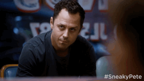 Giovanni Ribisi GIF by Sneaky Pete - Find & Share on GIPHY