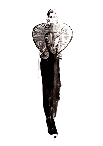 Fashion Illustration GIF by Studio Ultradeluxe - Find & Share on GIPHY