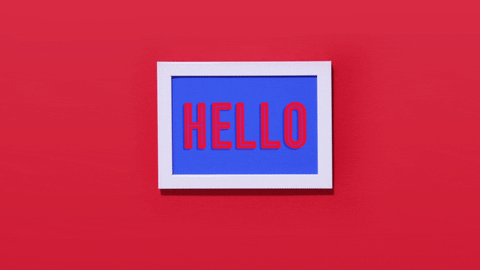 Hand Hello GIF by Carmel Gatchalian - Find & Share on GIPHY