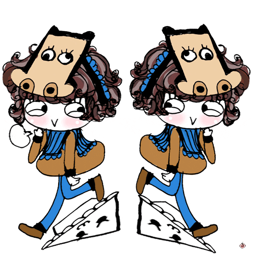Cartoon Twins By Florens Debora Find And Share On Giphy