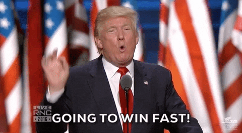 Going To Win Fast Donald Trump GIF by Election 2016 - Find & Share on GIPHY