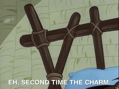 Second Times The Charm GIFs - Get the best GIF on GIPHY