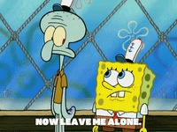 Spongebob Leaving Gif