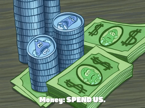 Spongebob Money Gif