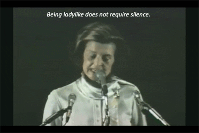 Being-ladylike-does-not-require-silence GIFs - Get the best GIF on GIPHY
