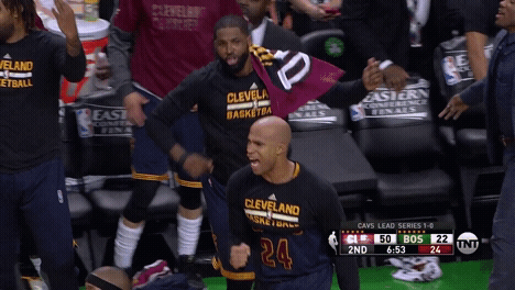 Happy Cleveland Cavaliers GIF by NBA - Find & Share on GIPHY