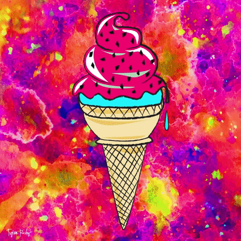 Ice Cream Animation GIF by Tyler Resty - Find & Share on GIPHY