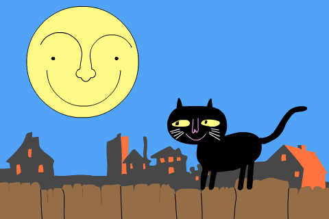 Goodnight Moon GIF by GIPHY Studios 2018 - Find & Share on GIPHY