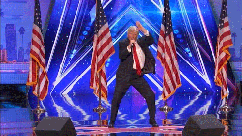 Trump Dancing GIF by America's Got Talent - Find & Share on GIPHY