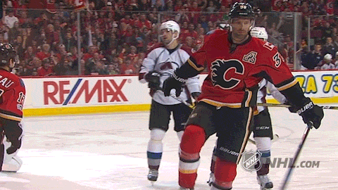Calgary Flames Brouwer GIF by NHL - Find & Share on GIPHY
