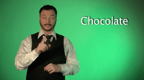 Sign Language Chocolate GIF by Sign with Robert - Find & Share on GIPHY