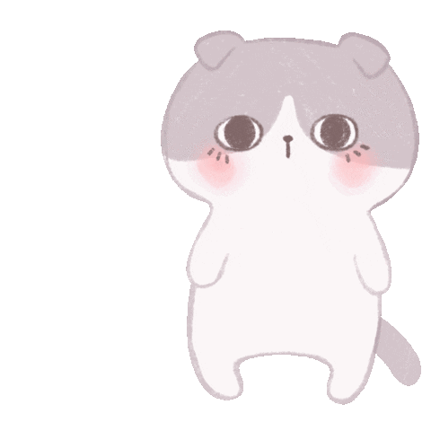 Cat Hello Sticker by TiffanyHuynhArt for iOS & Android | GIPHY