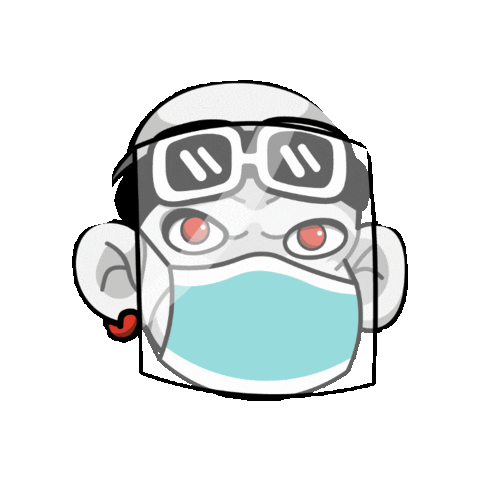 Health Care Face Mask Sticker by Zhot Shop for iOS & Android | GIPHY