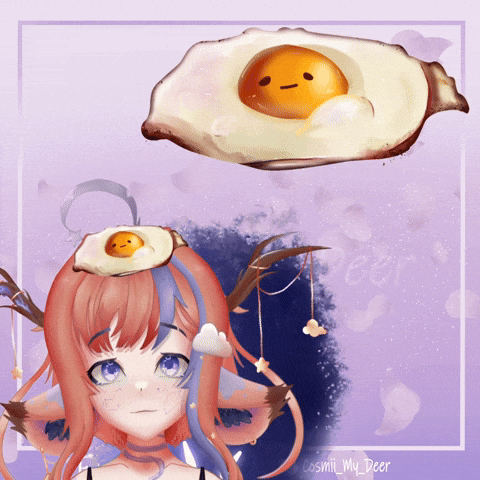 Happy Eggy - Vtuber Asset - Cosmii_My_Deer's Ko-fi Shop