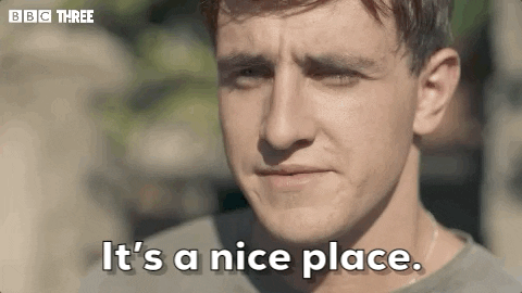 Its A Nice Place GIFs - Get the best GIF on GIPHY