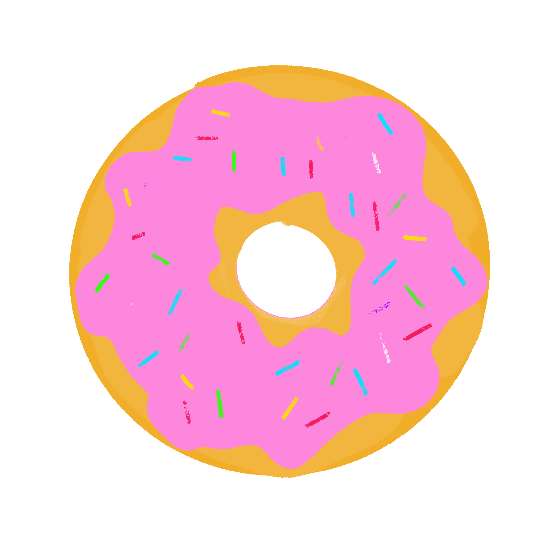 Donut Eating Sticker for iOS & Android | GIPHY