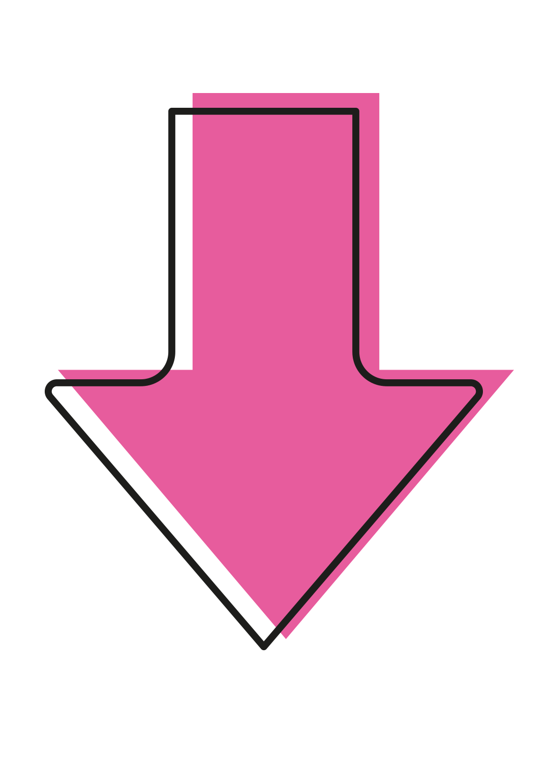 Arrow Seta Sticker by Mundo do Cabeleireiro for iOS & Android | GIPHY