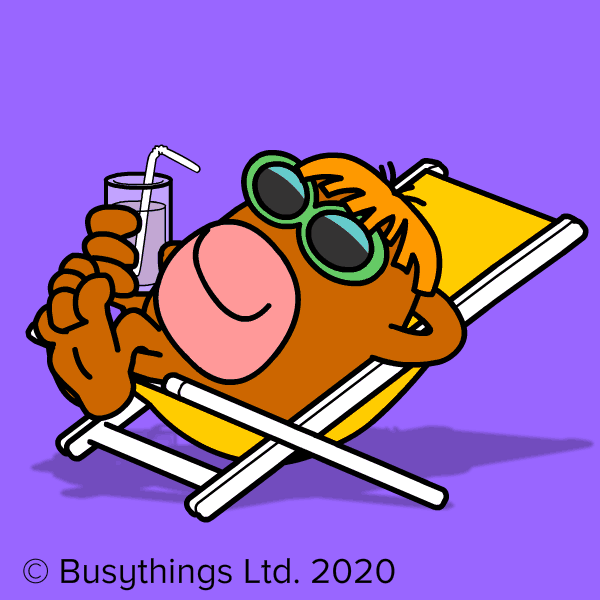 Summer Chilling GIF by Busythings - Find & Share on GIPHY