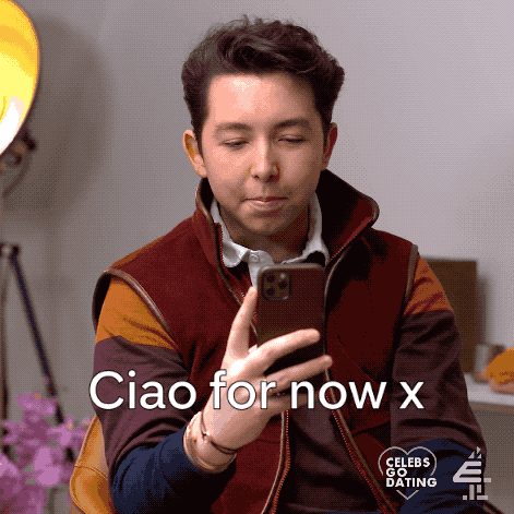Ciao For Now GIFs - Get the best GIF on GIPHY