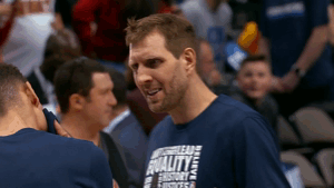 Talking Dirk Nowitzki GIF by NBA - Find & Share on GIPHY