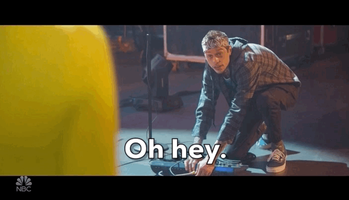 Pete Davidson Hello GIF by Saturday Night Live - Find & Share on GIPHY
