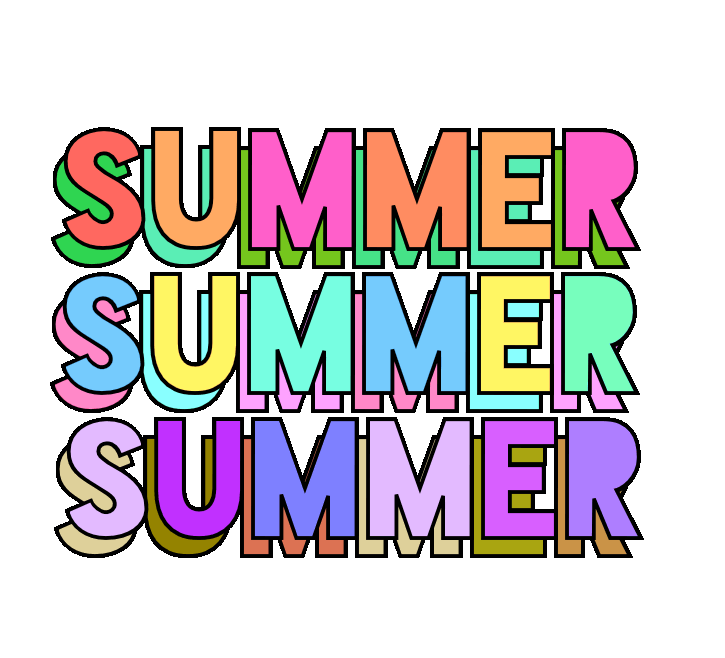 Summer Rainbow Sticker by Jess Stempel for iOS & Android | GIPHY