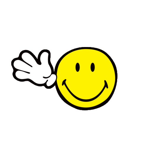 Smiley Face Waving Gif
