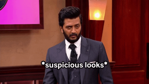 Suspicious-look GIFs - Get the best GIF on GIPHY