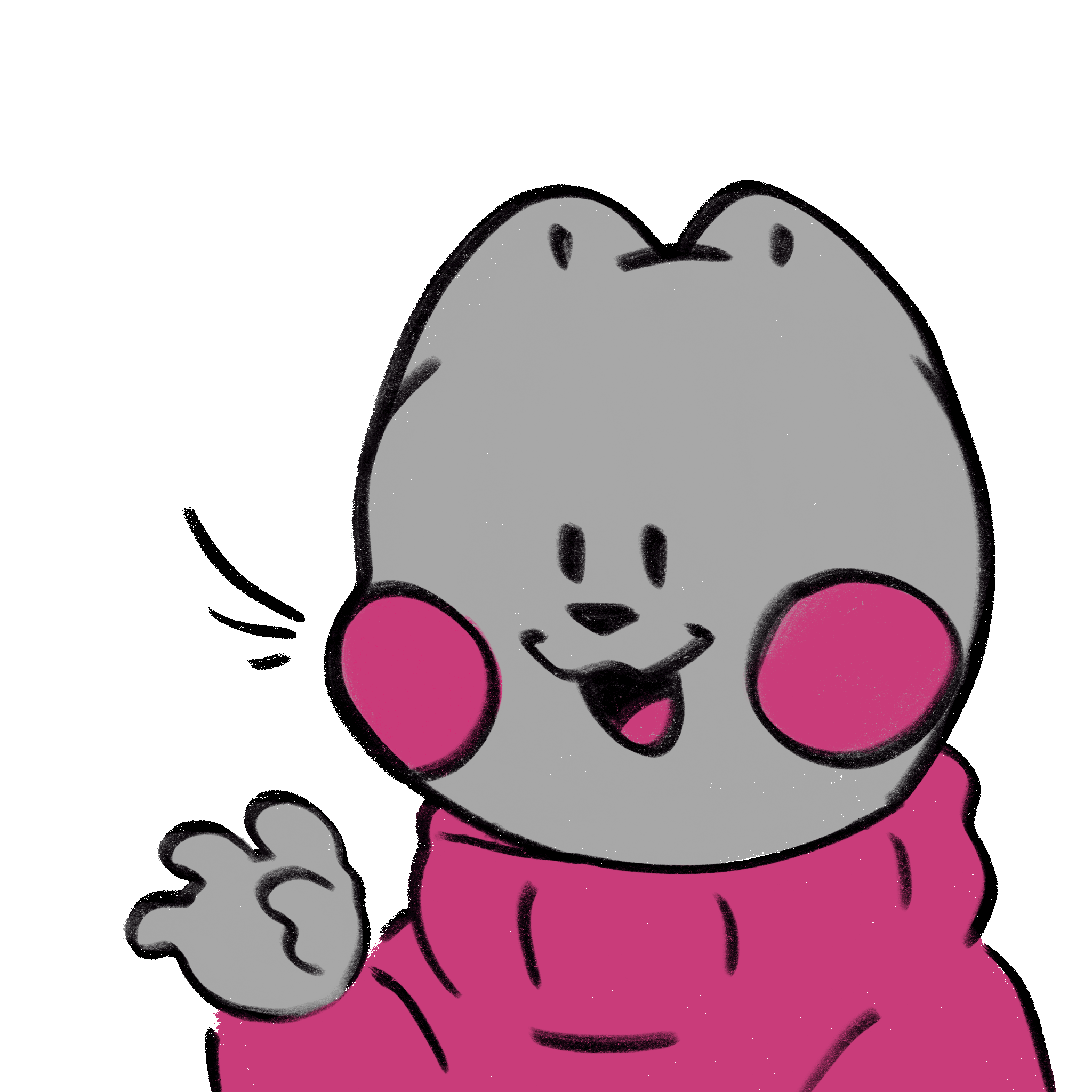 Cat Hello Sticker by Sprockit for iOS & Android | GIPHY