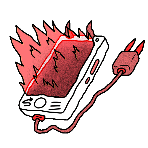 Fire Phone Sticker by Mr Tronch for iOS & Android | GIPHY