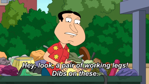 Legs Joe GIF by Family Guy - Find & Share on GIPHY