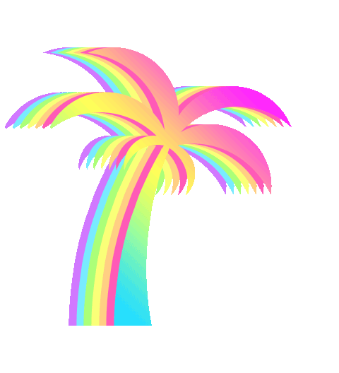 Happy Palm Tree Sticker by Matt Crump for iOS & Android | GIPHY