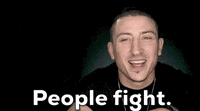 Watching Fight Gif