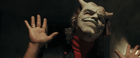 Mask Dark GIF by The Black Phone - Find & Share on GIPHY