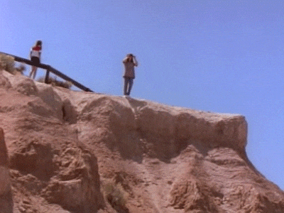 Person Falling Off Cliff Gif