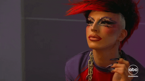 Rupauls Drag Race Reaction GIF by Good Morning America - Find & Share ...