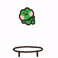 Leaping Frog Gif