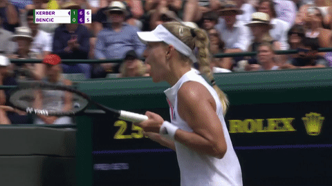 Happy Match Point GIF by Wimbledon - Find & Share on GIPHY