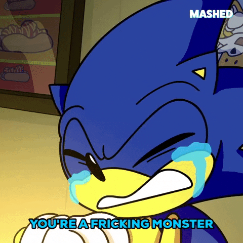 Sonic The Hedgehog Crying GIF by Mashed - Find & Share on GIPHY