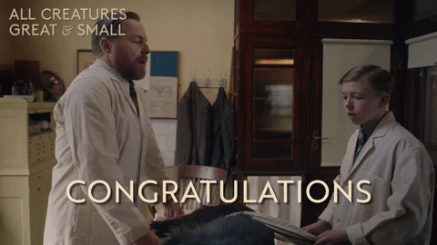 Well Done Good Job GIF by All Creatures Great And Small - Find & Share ...