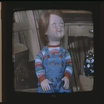 Childs Play Chucky GIF by absurdnoise - Find & Share on GIPHY